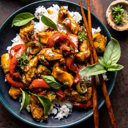 Sauté de poulet thaï au basilic | Repas préparés | Cuisiness